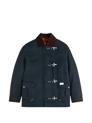 FAY 4 Hook Corduroy Coat