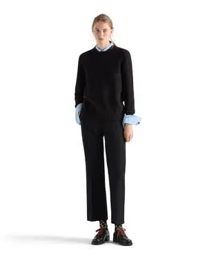 Prada Wool And Cashmere Crewneck Sweater