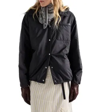 Prada Lightweight Re-nylon Blouson Jacket With Removable Hood
