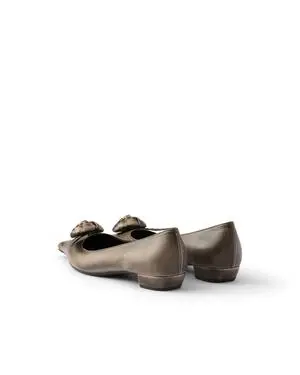 Prada Leather Ballerinas