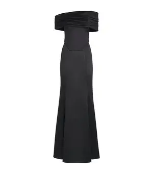 Solace London Alta Off-the-shoulder Gown