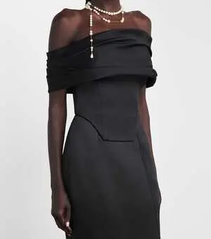 Solace London Alta Off-the-shoulder Gown