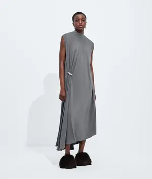 Bottega Veneta Crepe Viscose Jersey Dress