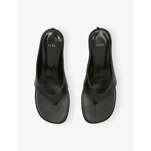 JUDE Yaga Leather Wedge Sandals