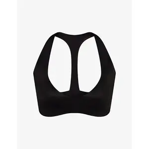 NIKESKIMS Satin Shine Plunge Sports Bra