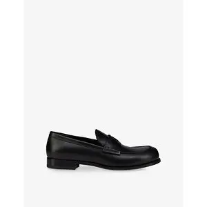 CHRISTIAN LOUBOUTIN Circ Leather Loafers - Black