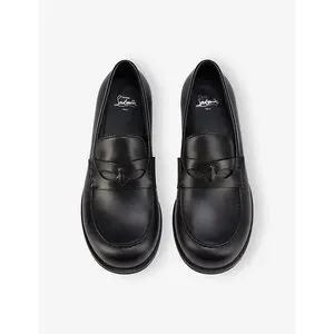 CHRISTIAN LOUBOUTIN Circ Leather Loafers