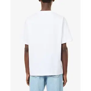 Bottega Veneta Leather-pocket Cotton T-shirt - White
