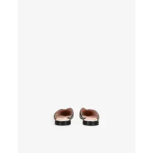 Valentino Garavani Vlogo Leather Mules