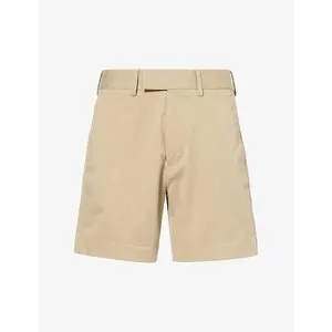 TOM FORD Tailored Cotton-blend Shorts - Champagne