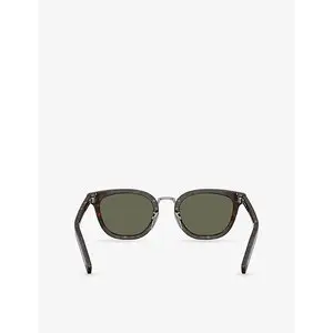 Prada Pr C01sd Round-frame Acetate Sunglasses