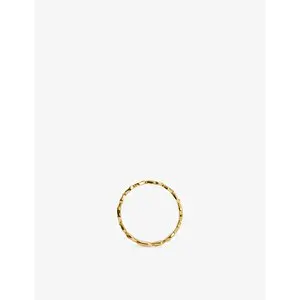 Monica Vinader Capri Mini 18ct Yellow Vermeil Stacking Ring