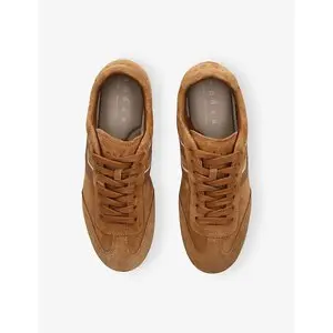 Hogan Allacciato Suede And Leather Trainers