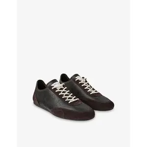 JIMMY CHOO Sunny M Suede And Leather Trainers