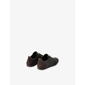 JIMMY CHOO Sunny M Suede And Leather Trainers