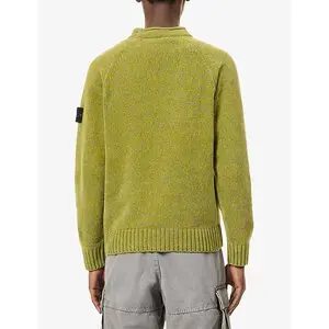 Stone Island Mouliné Cotton Chenille Knit Jumper