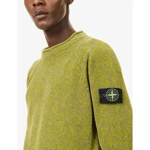 Stone Island Mouliné Cotton Chenille Knit Jumper