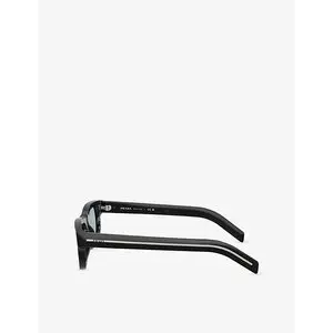 Prada Pr B11s Rectangle-frame Acetate Sunglasses