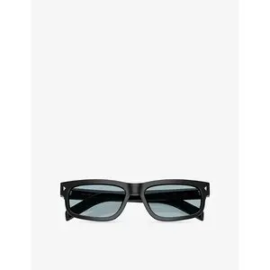 Prada Pr B11s Rectangle-frame Acetate Sunglasses