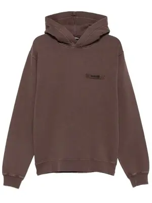 Jacquemus Hooded Sweatshirt Gros Grain - Brown