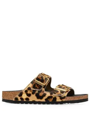 BIRKENSTOCK Arizona Fur Hex Fur Sandals - Multi