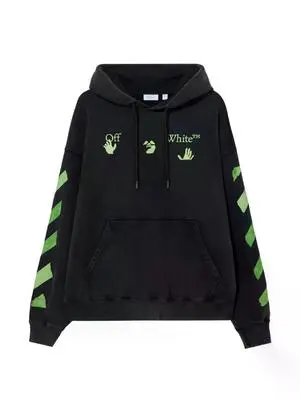 Off-White Bacco Arrow Diagonals Hoodie - Black