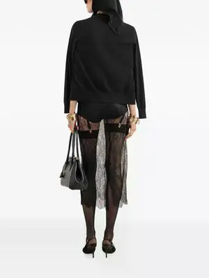 Dolce & Gabbana Lace Slit Skirt