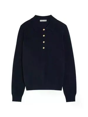 BLAZÉ MILANO Button-up Polo Sweater