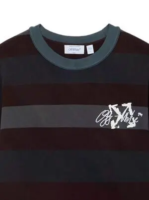 Off-White Stroke Overlap Long-sleeve Sweater