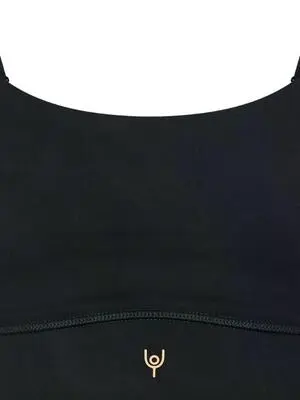 NOW YOU LIVE Leamington Logo-print Racerback Top