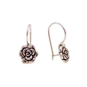1610ISTANBUL Istanbul Floral Earrings - Grey