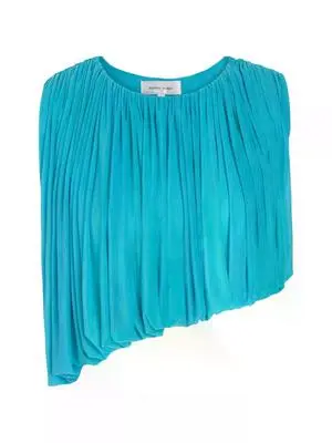 Ronny Kobo Chelly Asymmetric Blouse - Blue