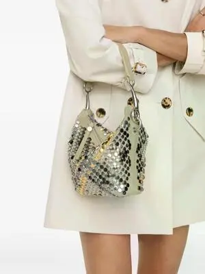 Burberry Mini Bridle Shoulder Bag - Silver