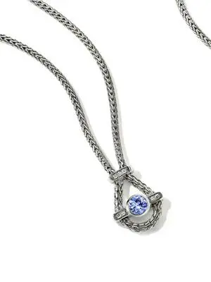 John Hardy Icon Tanzanite And Diamond Necklace