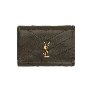 Saint Laurent Niki Slim Wallet 'light Musk - Green