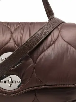 ZANELLATO Postina Lunaria Small Quilted Leather Handbag