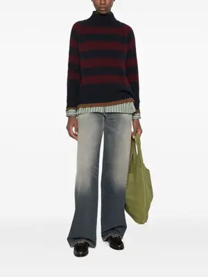 BEYOU Cashmere Turtle-neck Sweater