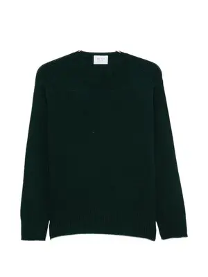 BEYOU Cashmere Crewneck Sweater - Green