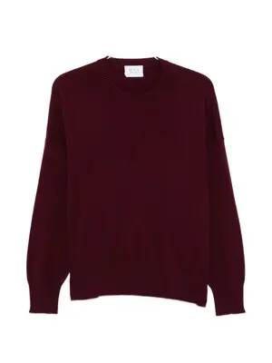BEYOU Cashmere Crewneck Sweater - Red