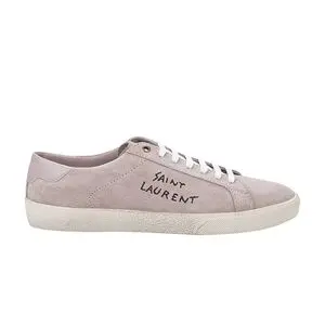 Saint Laurent Court Classic Low Suede Sneakers