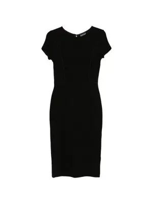 Emporio Armani Midi Dress With Short Sleeves