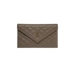 Saint Laurent Quilted Envelope Pouch