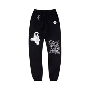 TRAVIS SCOTT Jackboys Mask On Sweatpants - Black