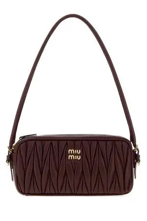 Miu Miu Mini Nappa Leather Shoulder Handbag