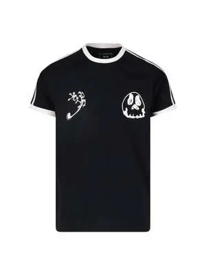 Y3 Graphic Cotton T-shirt - Black