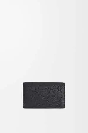 Loewe Essential Business Cardholder Mini Leather Wallet - Black