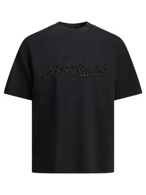Acne Studios Embroidered Logo T-shirt