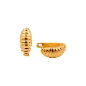 1610ISTANBUL Marine Seashell Earrings - Gold