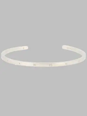 MAISON MARGIELA Numbered Cuff Bracelet - Silver