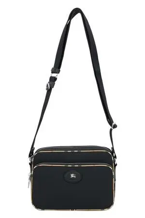 Burberry Style Shoulder Handbag - Black